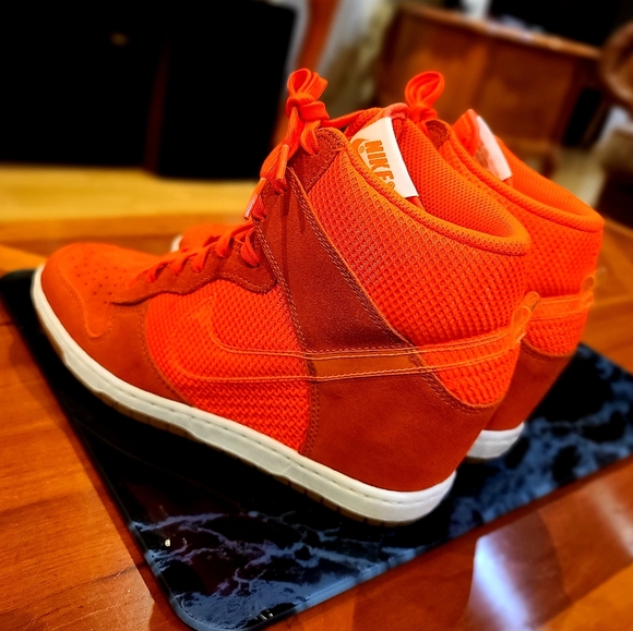 Nike | Shoes | Nike Dunk Sky Hi Wedge Sneaker Boots | Poshmark